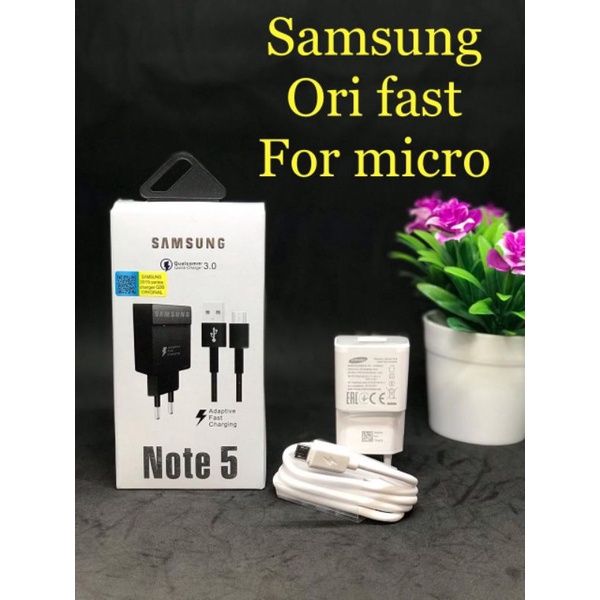 Jual Charger Samsung Note 5 Fast For micro Dan Type c Casan Samsung ...
