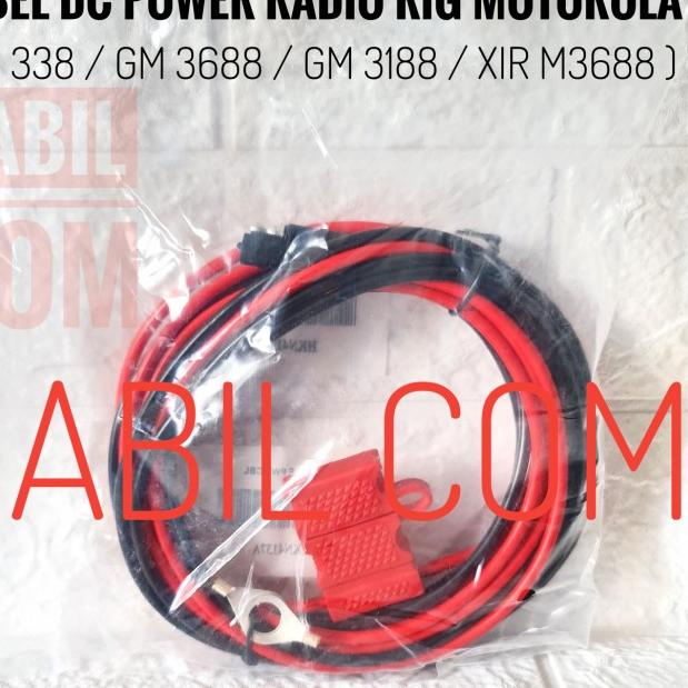 Jual KABEL DC POWER RADIO RIG MOTOROLA GM 338 GM 3688 / KABEL POWER RIG ...