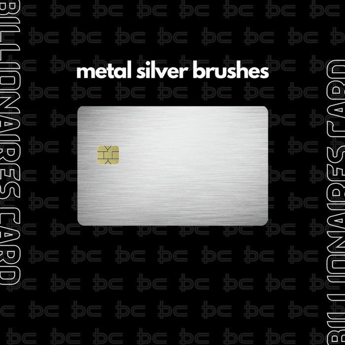 Jual Custom Metal ATM Debit Credit Card (Bukan Skin Card) - Silver ...