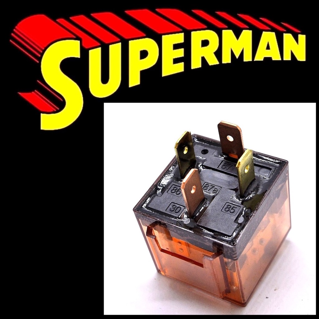 Jual RELAY TRANSPARAN 4 kaki pin klakson sein lampu led motor mobil ...