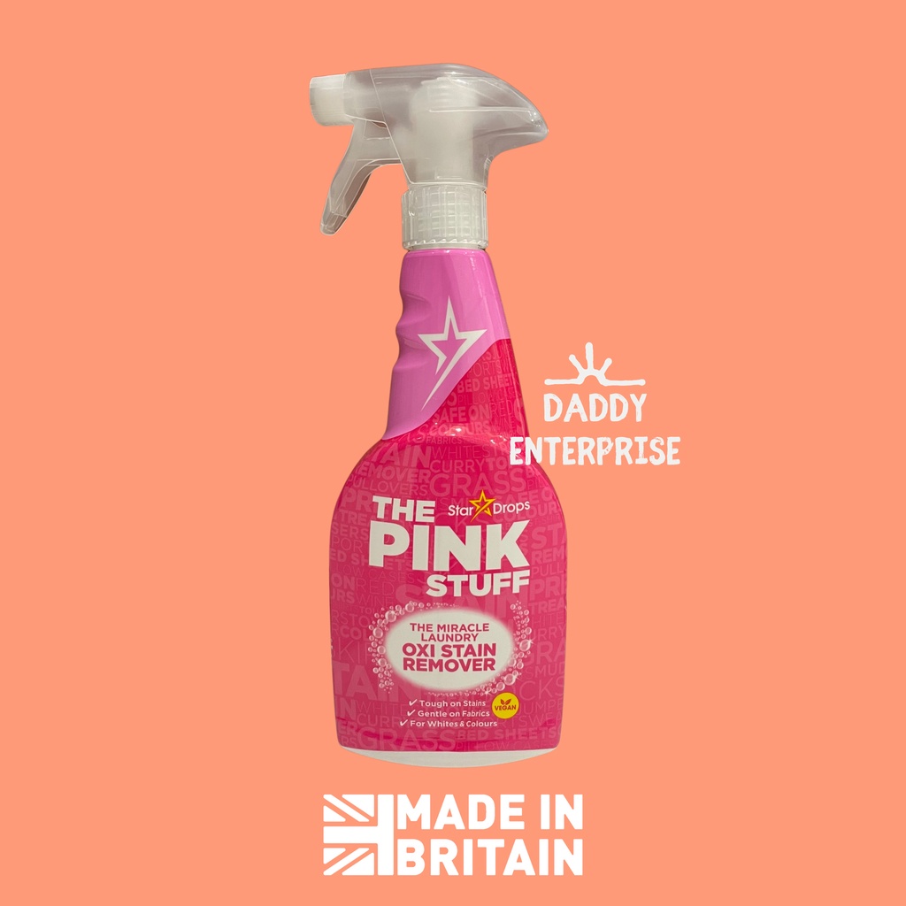Jual The Pink Stuff Miracle Laundry Oxi Stain Remover Spray | Shopee ...