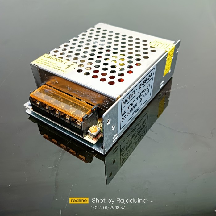 Jual Power Supply 24V 2.5A Switching PSU SMPS Adaptor LED CCTV CNC ...