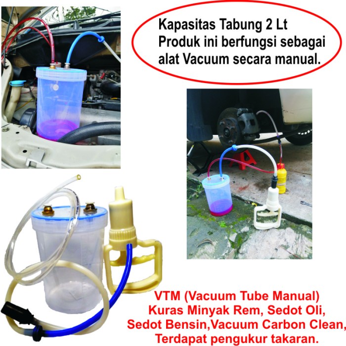 Jual Vacuum Minyak Rem/Carbon Clean manual (VTM) | Shopee Indonesia