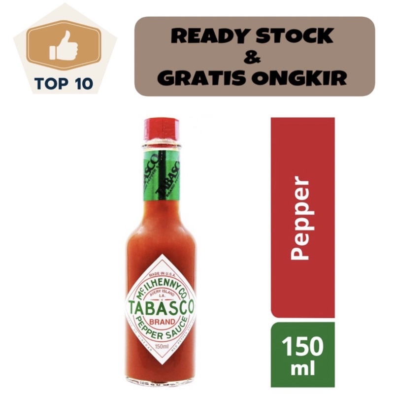 Jual Tabasco Sauce Pepper 150ml | Shopee Indonesia