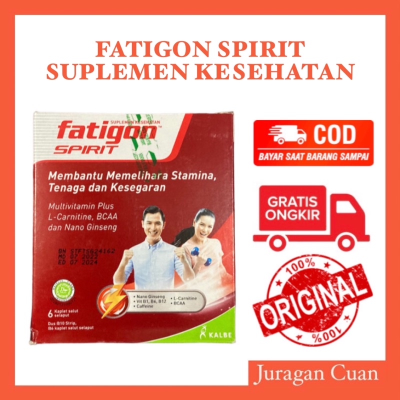 Jual FATIGON SPIRIT MEMBANTU MEMELIHARA STAMINA / TENAGA / KESEGARAN ...