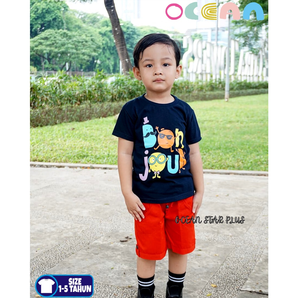 Jual Baju Kaos Pakaian Atasan Bawahan Setelan Stelan Anak Laki Laki ...