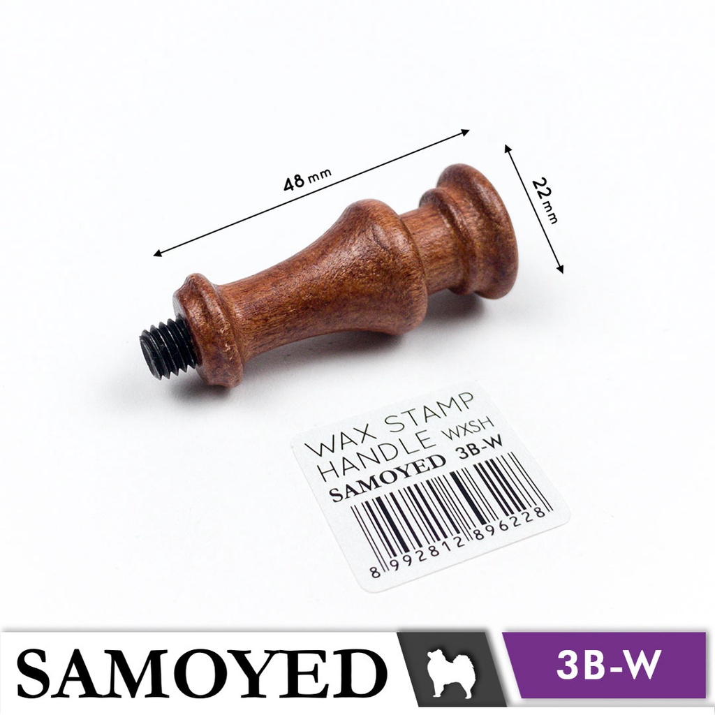 Jual SAMOYED WXSH Pegangan / Gagang Kayu Stempel / Cap Lilin Segel ...
