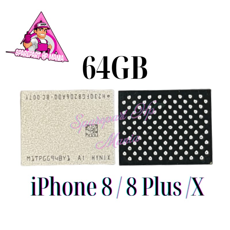 Jual IC NAND FLASH IP 8G 8 PLUS X 64GB 32GB ORIGINAL NEW 64 128 GB ...