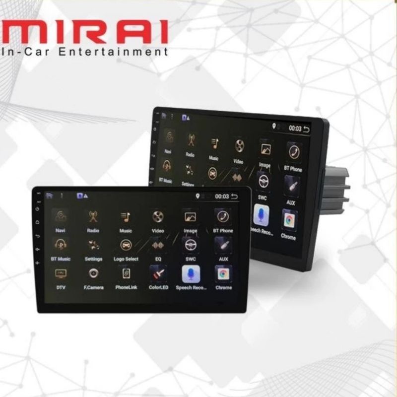 Jual Head Unit Android Mirai MR-9032VC Carplay Voice Command 9 inch | Shopee Indonesia