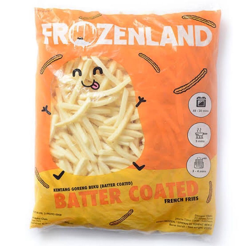 Jual Frozenland batter coated french fries kentang goreng 2,5kg ...