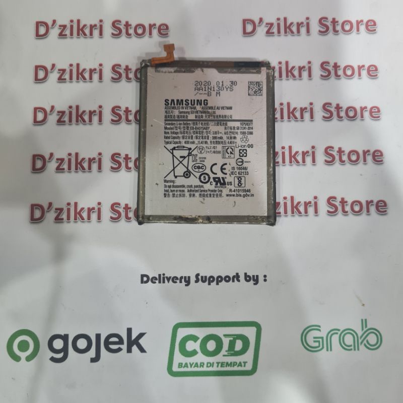 Jual BATRE BATTERY BATERAI SAMSUNG ORIGINAL COPOTAN A51 | Shopee Indonesia
