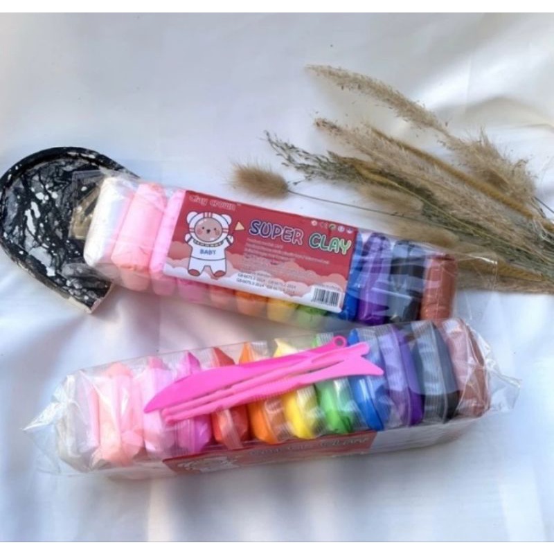 Jual COD MAINAN ANAK CLAY POLYMER SOFT CLAY SLIME PLAY | Shopee Indonesia
