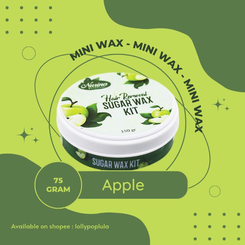 Jual SUGAR WAX MINI | 75 GRAM | SUDAH TERMASUK KERTAS DAN SPATULA | COD ...