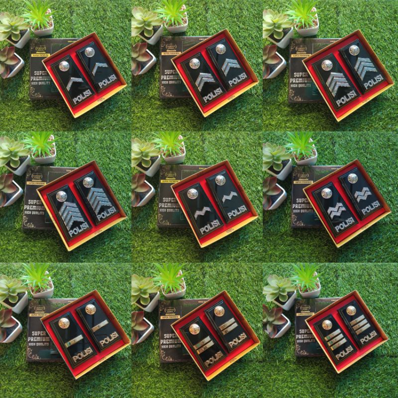 Jual Tanda Pangkat PDH Polisi Bripda/Briptu/Brigadir/Bripka/Aipda/Aiptu ...