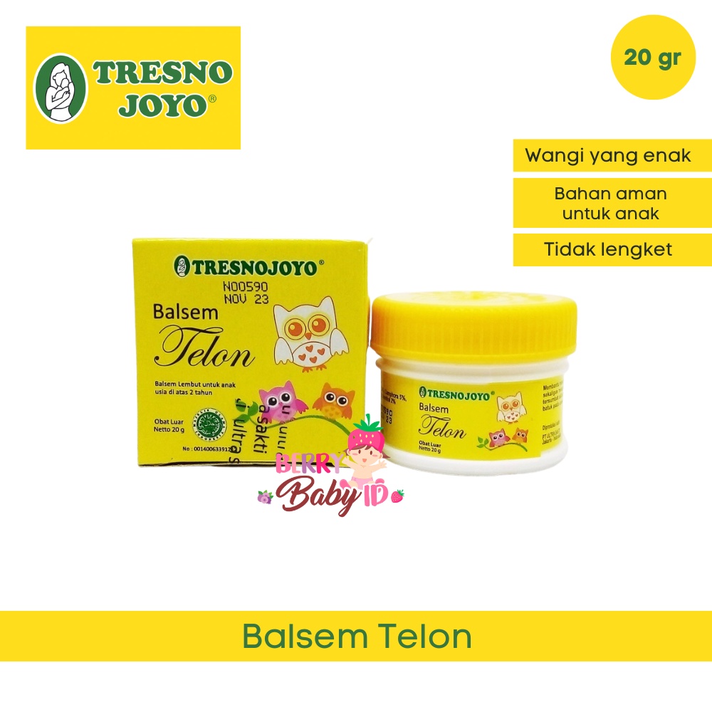 Jual Tresnojoyo Tresno Joyo Balsem Telon Bayi 20 gr Berry Mart | Shopee ...