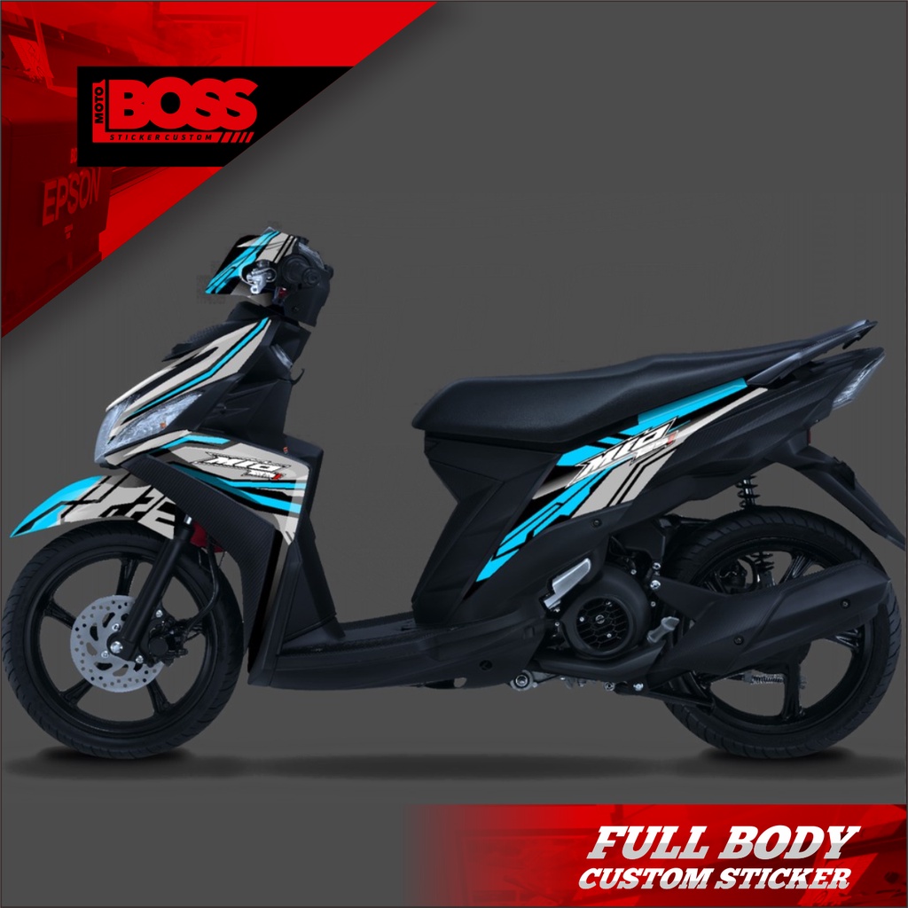 Jual Sticker Decal FULL BODY Mio M3 Stiker Decal Mio M3 Kode Kosong ...