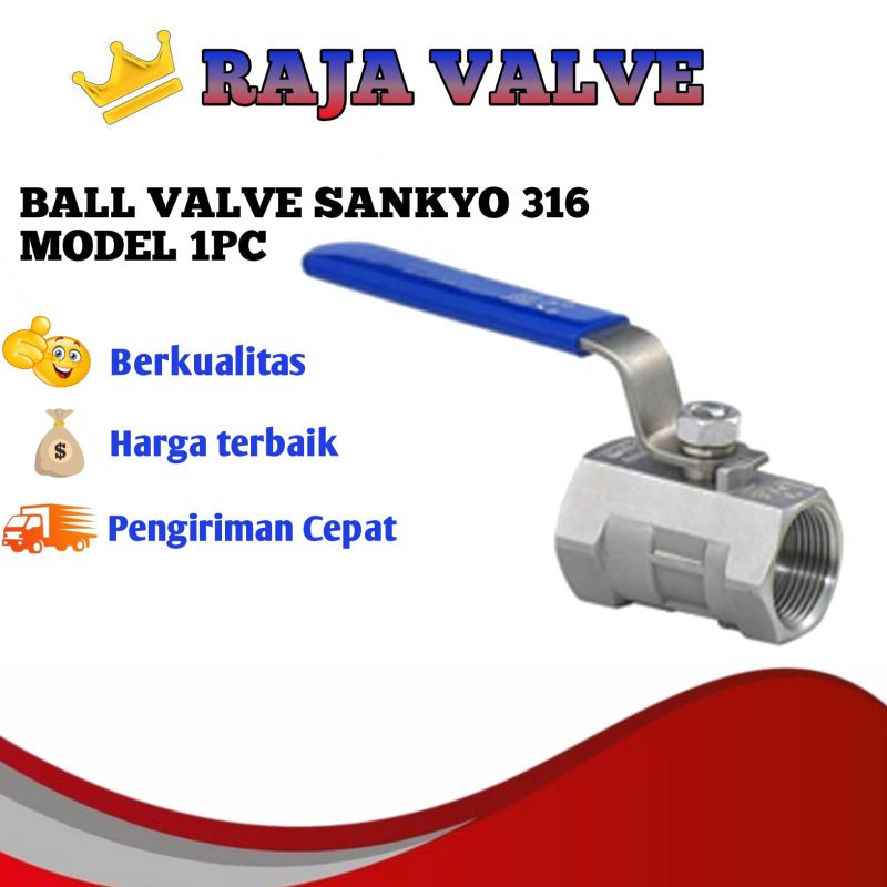 Jual BALL VALVE SANKYO 1 1/4" INCH | Shopee Indonesia