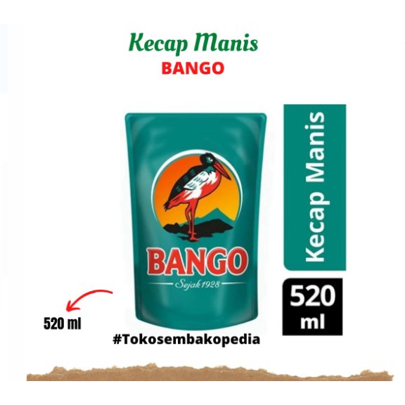 Jual Kecap Manis Bango Refill 520 ml | Shopee Indonesia