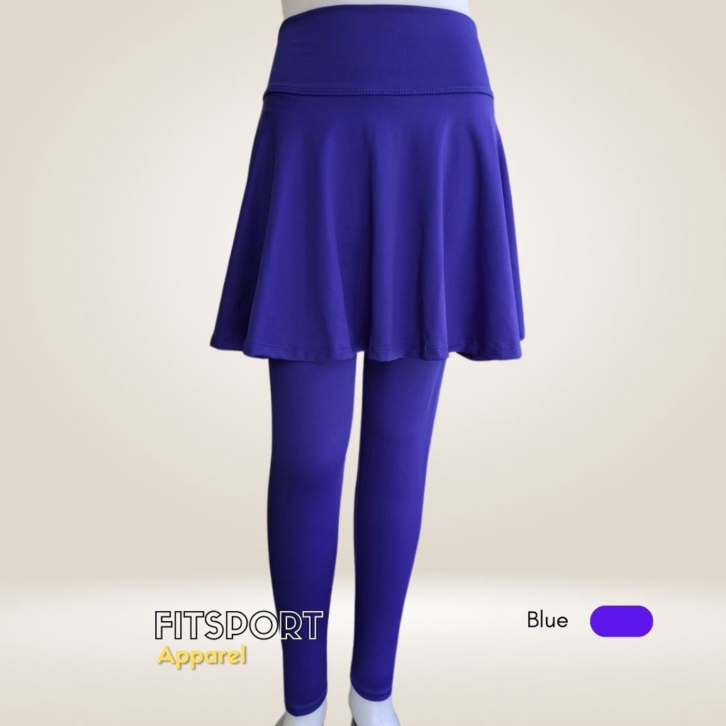 Jual FitSport - Legging Skirt Premium | Legging Rok Hight Waist | Legging Olahraga Wanita | For ...