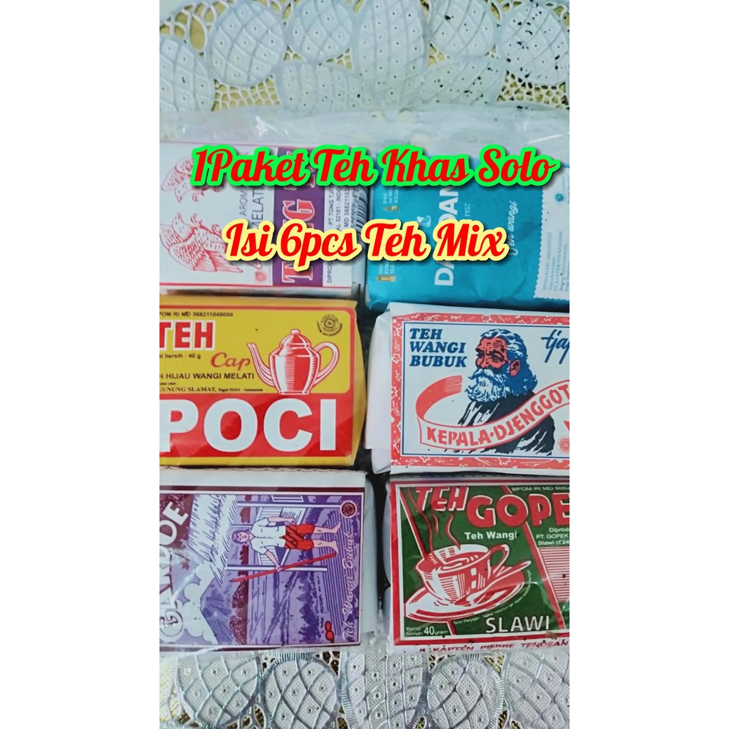 Jual PAKET 6 TEH WANGI TRADISIONAL TONG TJI | DANDANG | GARDOE | GOPEK ...