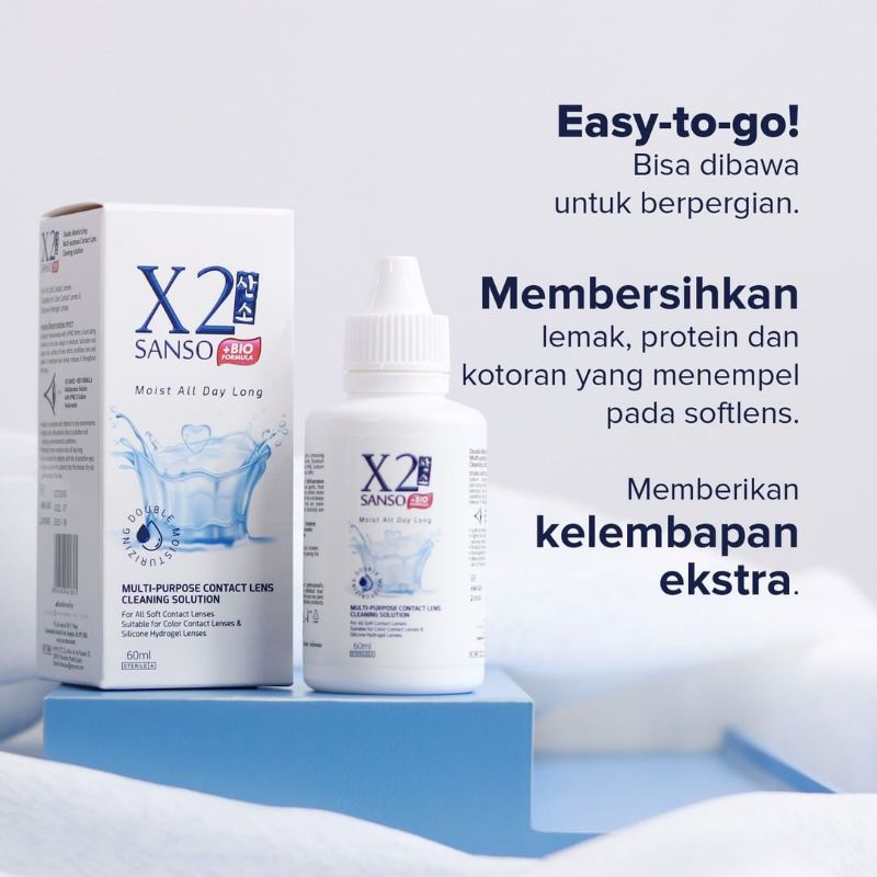 Jual cairan soflens x2 sanso 60 ml terbaru# cairan pembesih x2 sanso ...