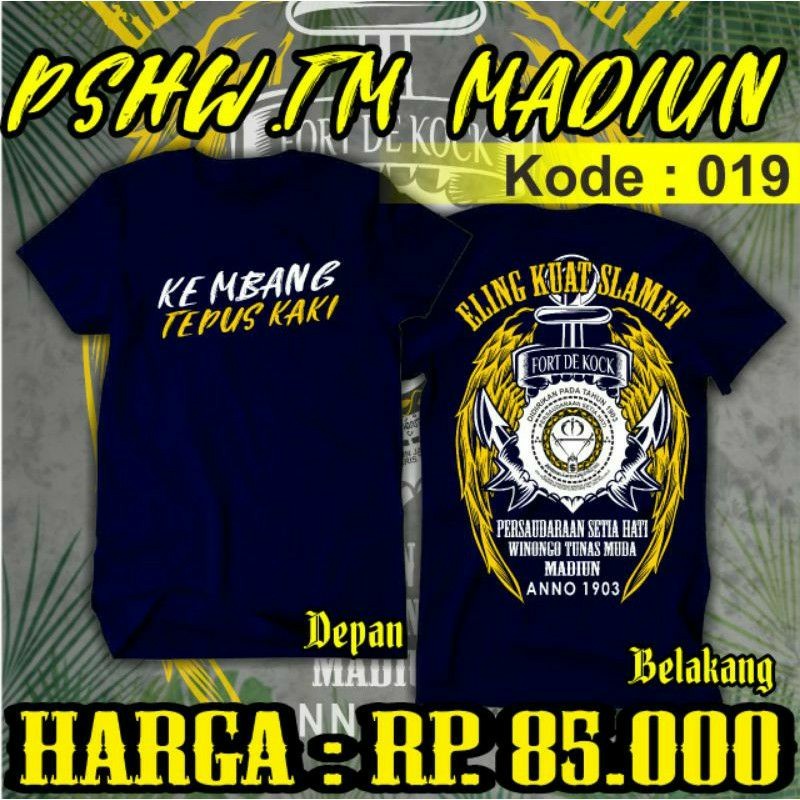 Jual kaos stk jangkar / kaos SH Winongo / kaos pshw tm / kaos kembang ...