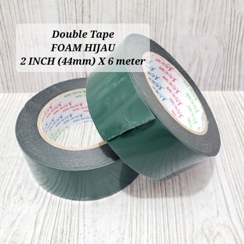 Jual DOUBLE TAPE FOAM HIJAU BESAR | Shopee Indonesia