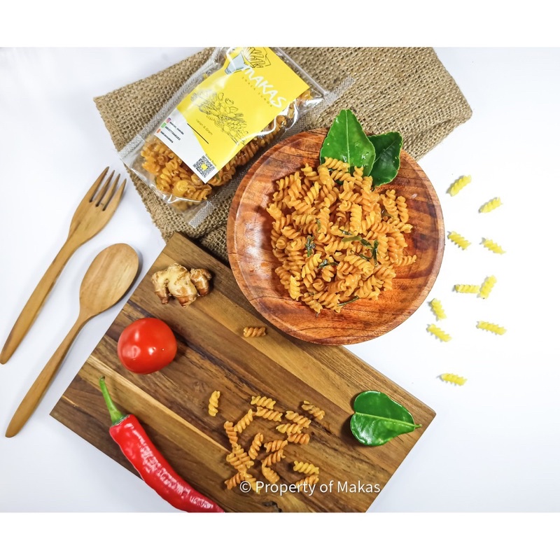 Jual MAKARONI SPIRAL 500gr (PEDAS / ASIN / DAUN JERUK / KERANG ...