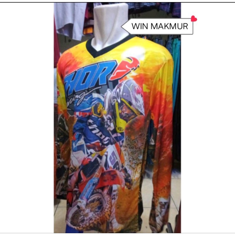 Jual Baju balap / baju balap panjang / baju racing / baju motor cross ...