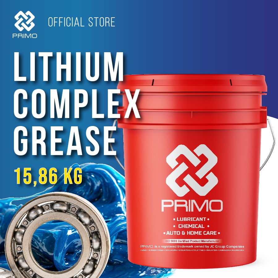 Jual PRIMO Lithium Complex Hi Temp Blue Grease NLGI 2 Complex HT Biru ...