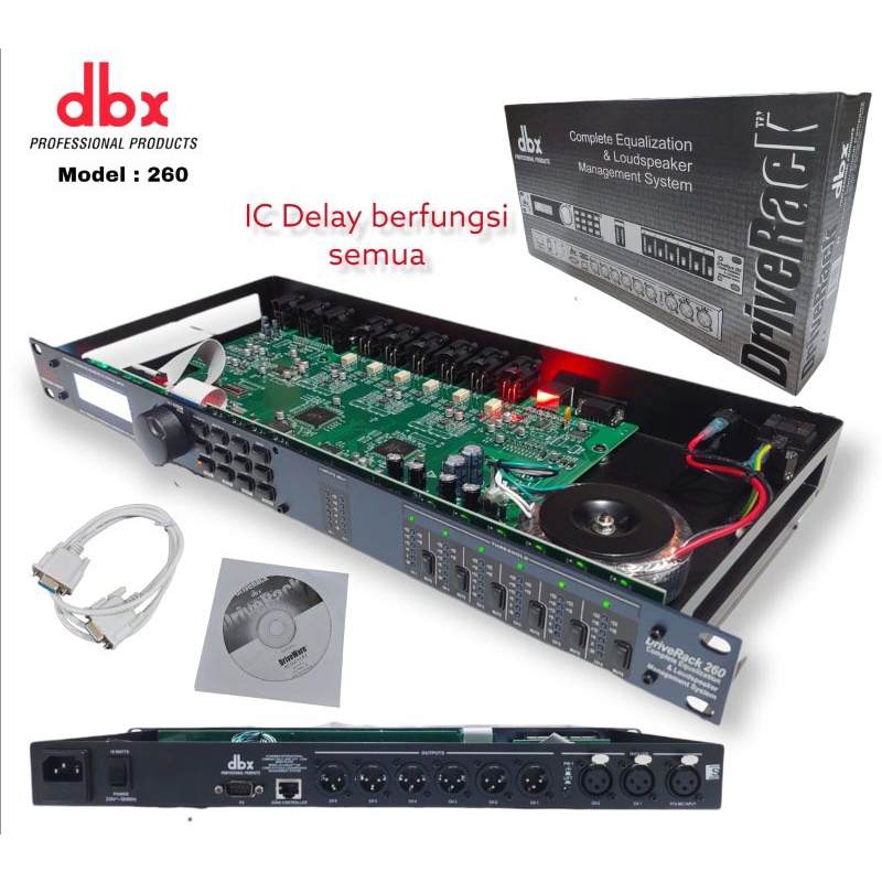 Jual SPEAKER Management 260 DriveRack 260 GRADE A FULL IC DELEAY FUNGSI | Shopee Indonesia