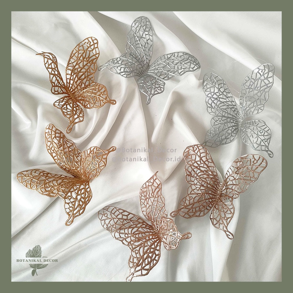 Jual Artificial Gold Butterfly Ramadhan Hampers Decoration Lebaran ...