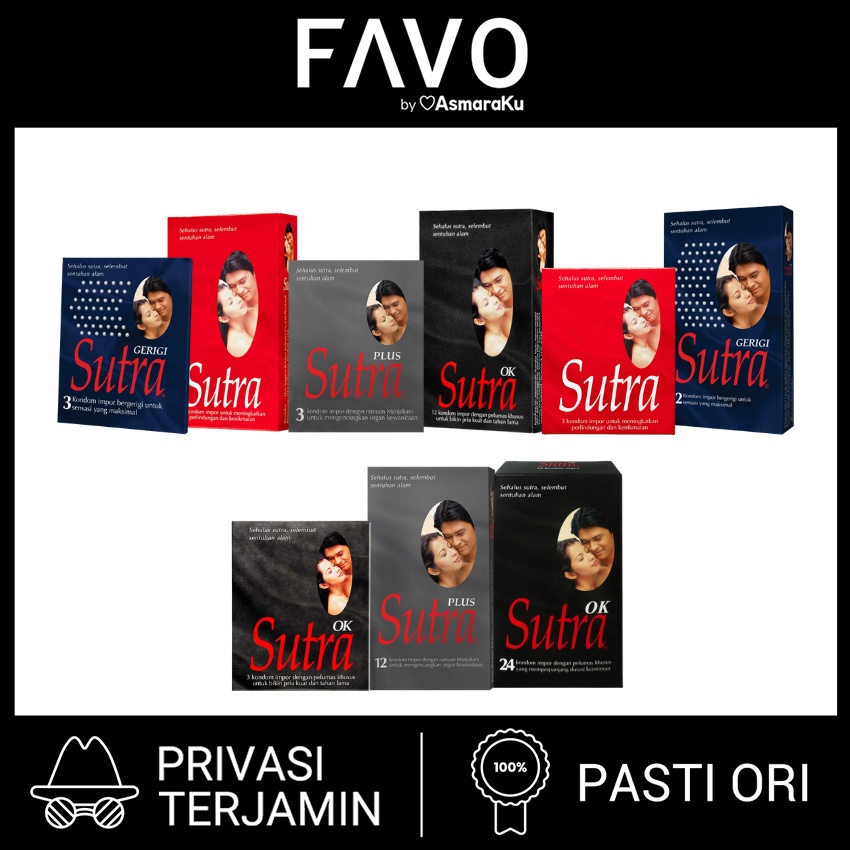 Jual Kondom Sutra - Klasik Merah / Sutra OK / Sutra Plus / Gerigi - Isi ...