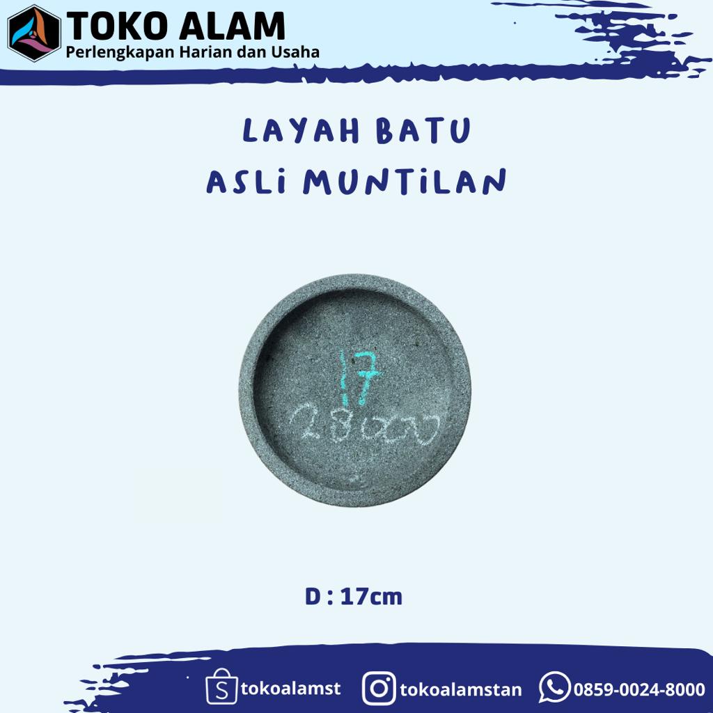 Jual LAYAH BATU ULEKAN BUMBU MASAK COBEK COWEK BATU ASLI MUNTILAN ...