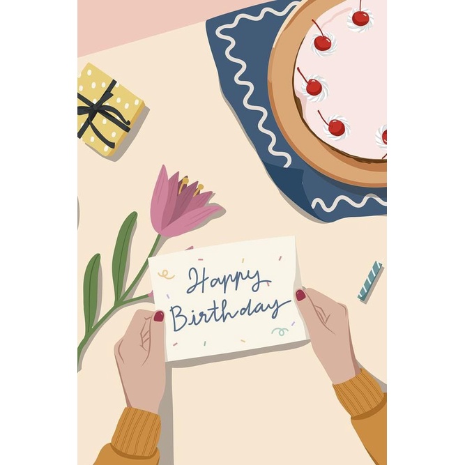 Jual STARLY- STIKER HAPPY BIRTHDAY//GIFT HAPPY BIRTHDAY ...
