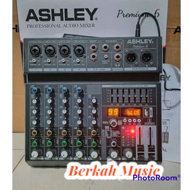 Jual Mixer ashley premium 6 original 6 Channel | Shopee Indonesia