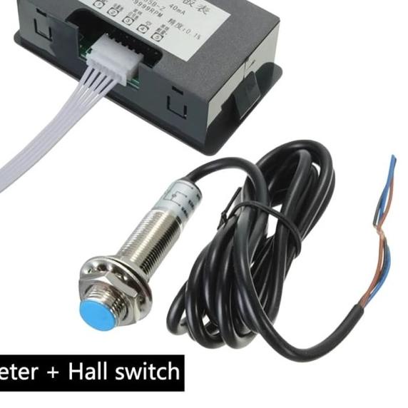 Jual Tachometer Hall Proximity Switch Sensor Speed Rpm Meter LED ...