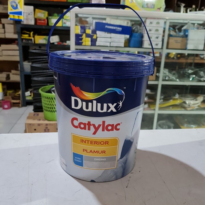 Jual Plamir Plamir Cat Tembok Dulux Catylac Interior Galon 5Kg | Shopee ...