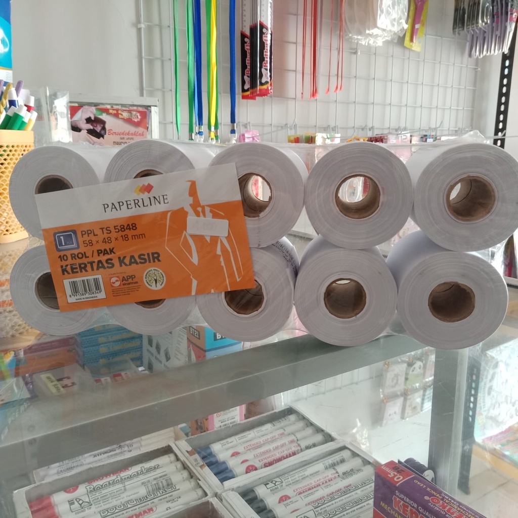 Jual Kertas Struk Kasir/Telestruk TS 5848 Paperline/10 Roll | Shopee ...