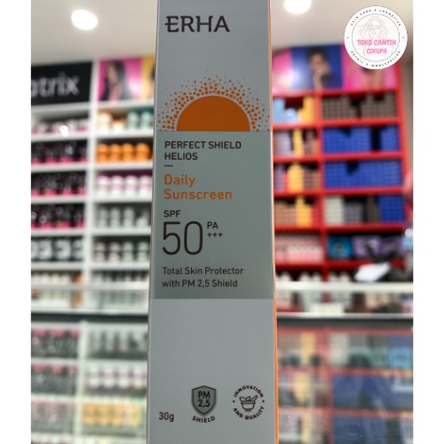 Jual ERHA Perfect Shield Helios SPF50/PA+++ 30g - Sunscreen Wajah Kulit Normal | Shopee Indonesia