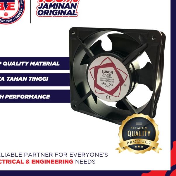 Jual SUNON Exhaust Fan 4 inch 220V AC Axial Fan 4 inch - Kipas Polos ...