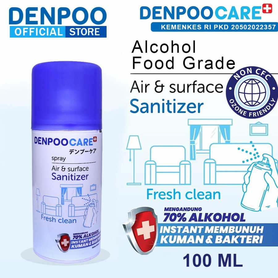 Jual DENPOO disinfectant spray Denpoo Care 100 ml | Shopee Indonesia
