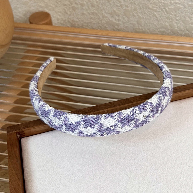 Jual BANDO MOTIF KNIT TEKSTUR ANYAMAN BENDO KAIN GLAMOR MEWAH RAMBUT ...