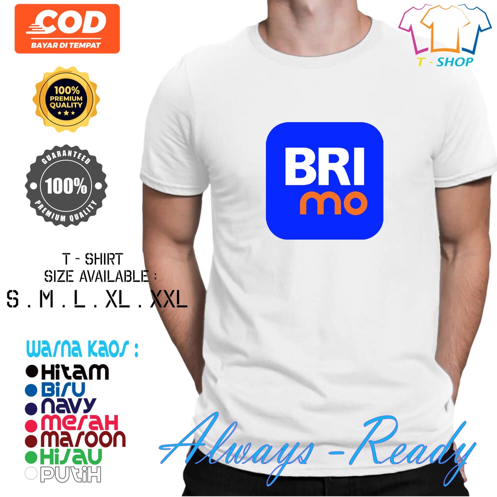 Jual Kaos Baju BRI Brimo Logo - Kaos Distro Perusahaan Terbaru | Shopee ...