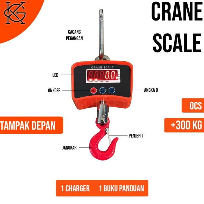 300kg 600lb With Auto Off 300kg / 600lbs Digital Hanging - Portable ...
