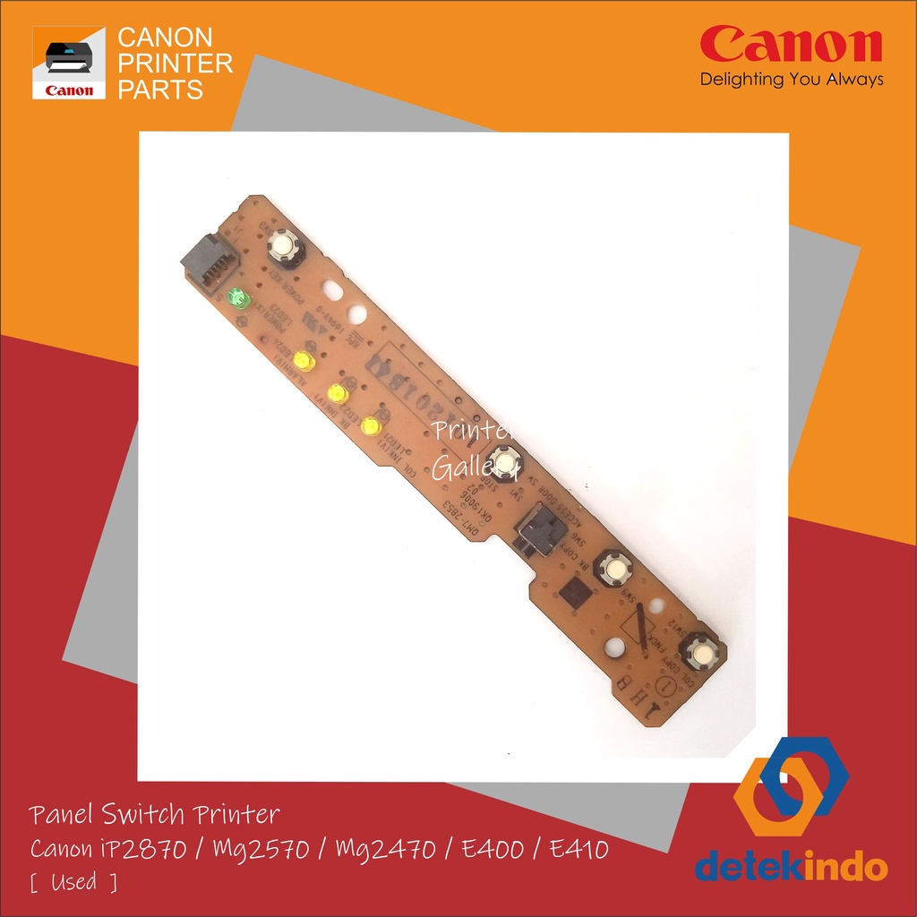 Jual Panel Tombol / Control Switch ON OFF Printer Canon MG2570 MG2470 ...