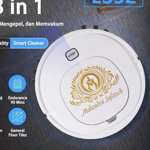 Jual Smart Vacuum Cleaner Robot Pembersih Lantai Otomatis Vakum Debu Sapu | Shopee Indonesia