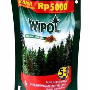Jual WIPOL karbol Cemara kemasan ekonomis - 200 ml | Shopee Indonesia