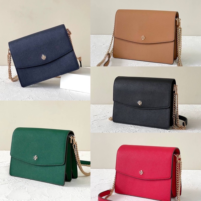 Jual Tory Burch Emerson Convertible Shoulder Bag | Shopee Indonesia