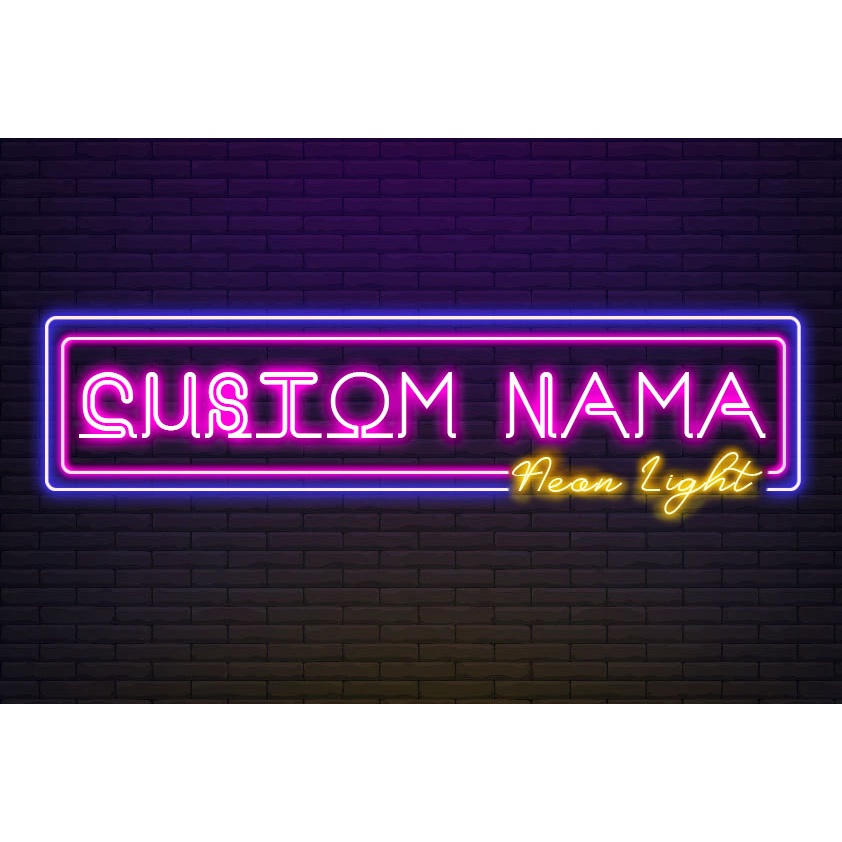 Jual Poster Neon Request Nama | Shopee Indonesia